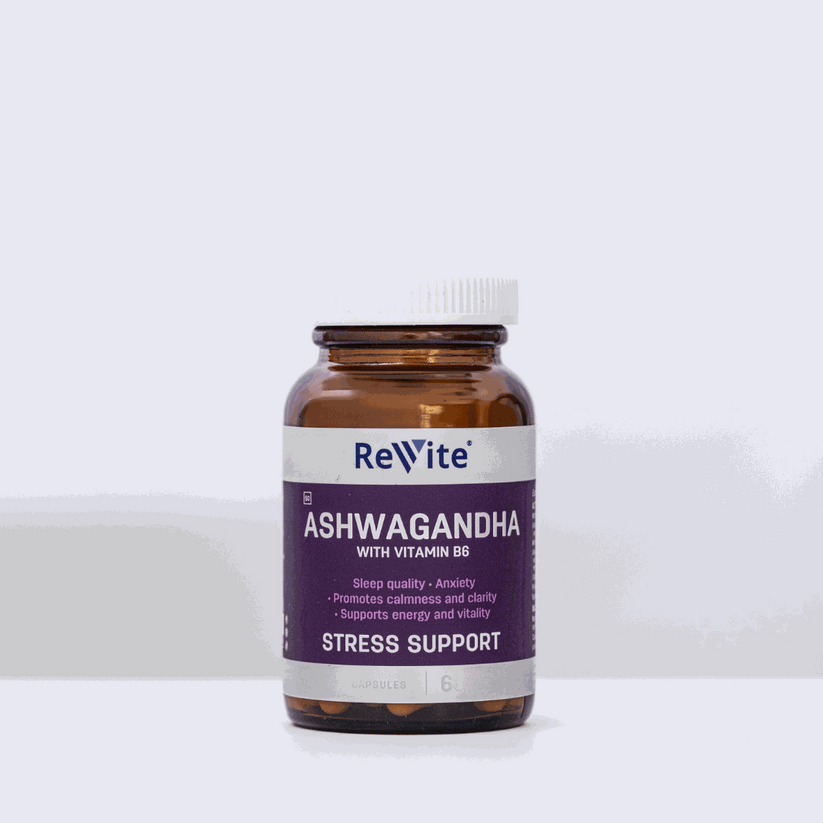 Ashwagandha + Vit B6 – Stress Relief & Vitality – Revite | Eat Naked ...