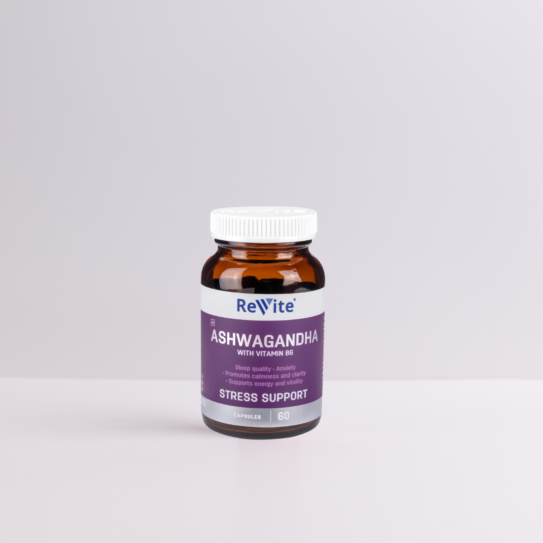 Ashwagandha + Vit B6 – Stress Relief & Vitality – Revite | Eat Naked ...